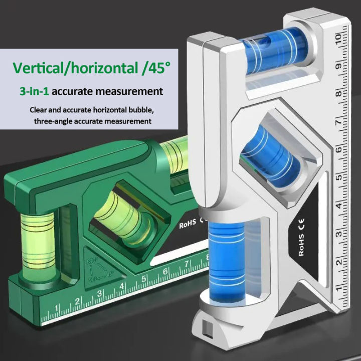 Pocket-Sized Magnetic Level Ruler Multipurpose Precision Gauge ...