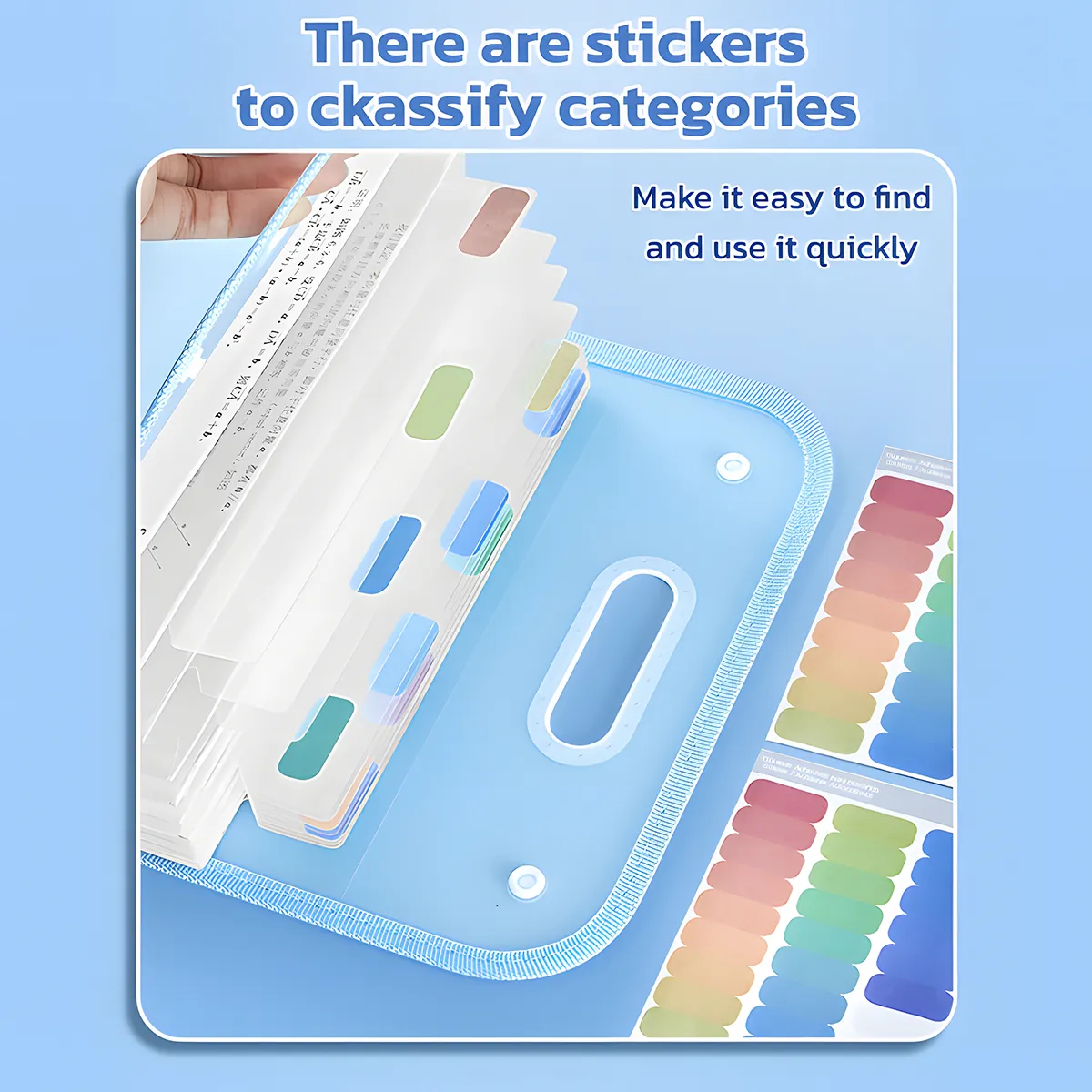 Folder File Organizer With Handle Expanding File Folder 13 Layer Test Paper Waterproof Lazada Ph