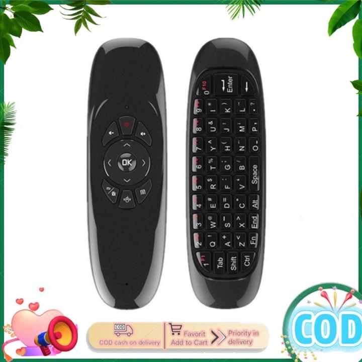 C120 Fly Air Mouse Wireless Keyboard 2.4G Smart Remote Control G64 ...