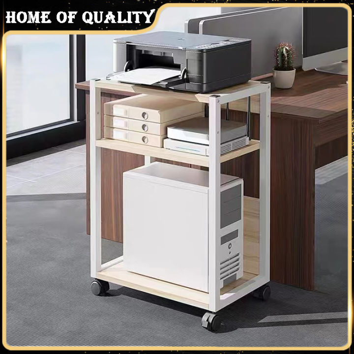 【COD】Movable cpu stand rack Printer Table Side Table Home Office ...