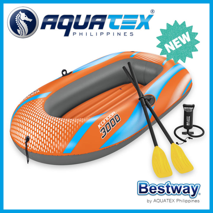 BESTWAY 61146 Kondor 3000 Raft Set - Inflatable Boat - Rubber Boat ...