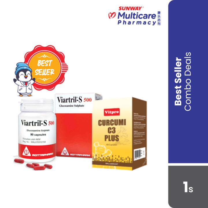 Viartril-S Capsule 500mg Combo Deals | Lazada