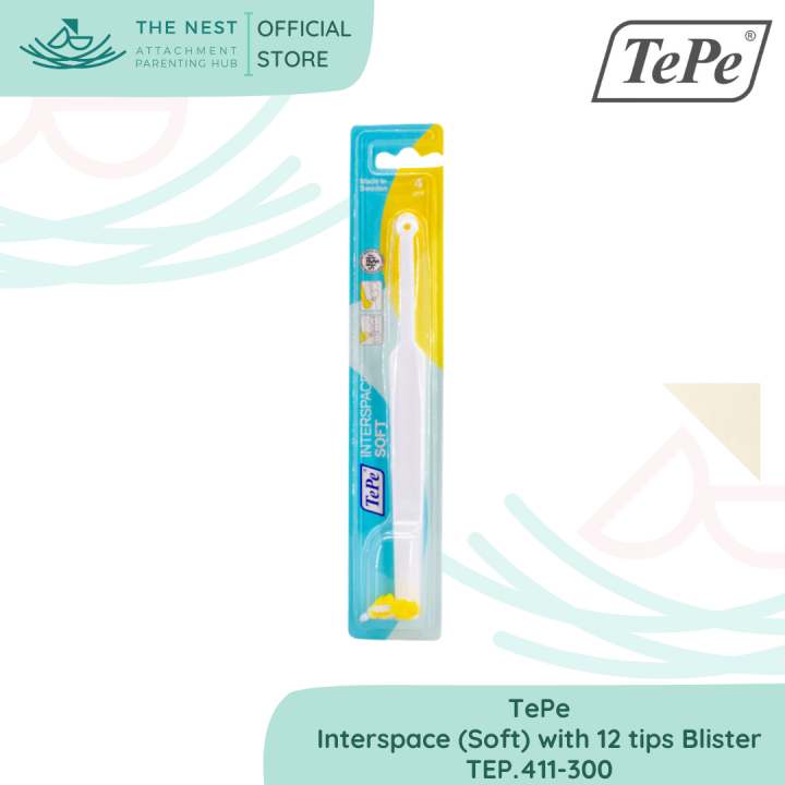 TePe Interspace (Soft) with 12 tips Blister TEP.411-300 | Lazada PH