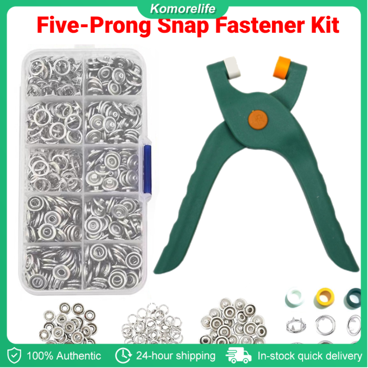 50Pair Snap Button Plier Set Snap Button Tool with Pressure Pliers DIY ...