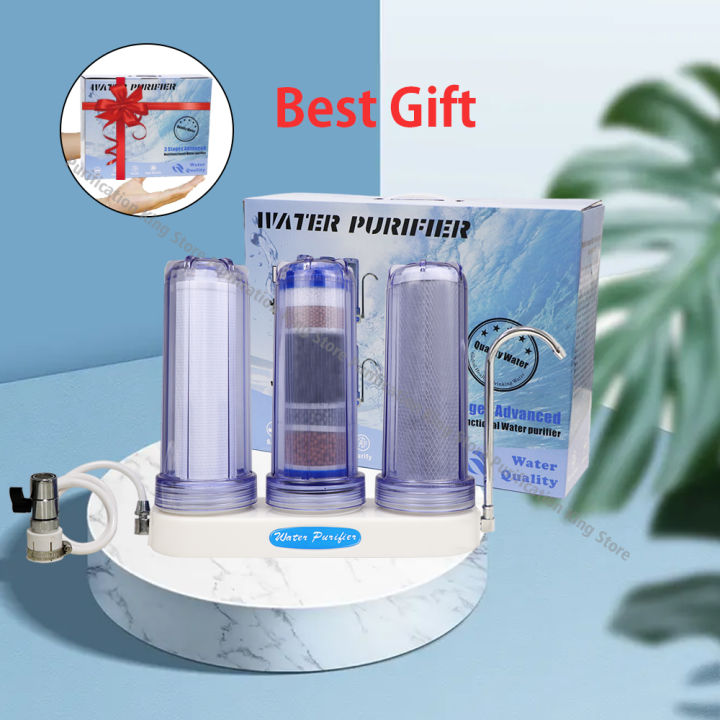 Authentic 8 in 1 Water Purifier Alkaline Water Filter Thicken Faucet ...