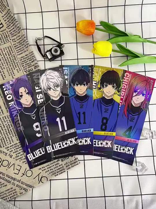 5 styles Japan Anime Blue Lock bookmark Isagi Yoichi Bachira Meguru ...