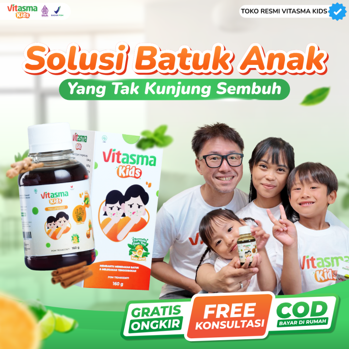 VITASMA KIDS - Sirup Herbal Anak untuk Membantu Meredakan Batuk, Pilek ...