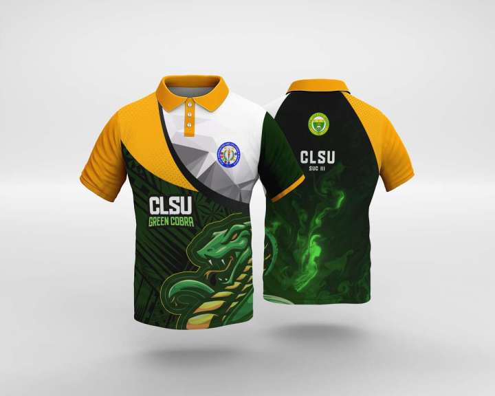 Customized Link ： CLSU GREEN COBRA POLO SHIRT 3D Print Full Sublimation ...