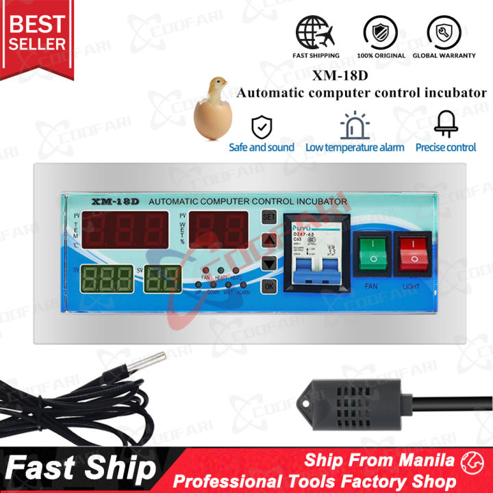 XM-18D Automatic Egg Incubator Controller Digital LED Temperature ...