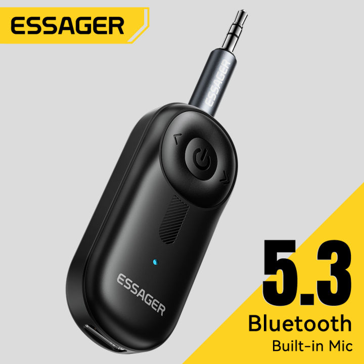 Essager Bluetooth 5.3 Adapters 3.5mm Jacks Bluetooth Audio Adapter ...