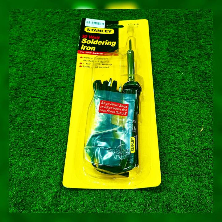 STANLEY หัวแร้ง รุ่น 69-031B 30วัตต์ 220V (ขาปลั๊กกลม) Soldering Iron ...