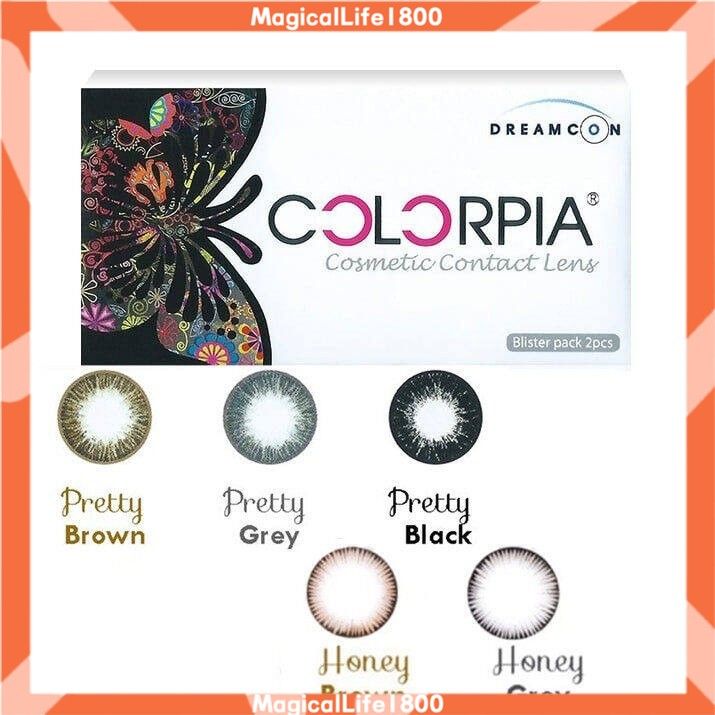 Colorpia Pretty / Honey Monthly Disposable Color Contact Lenses (2 PCs ...