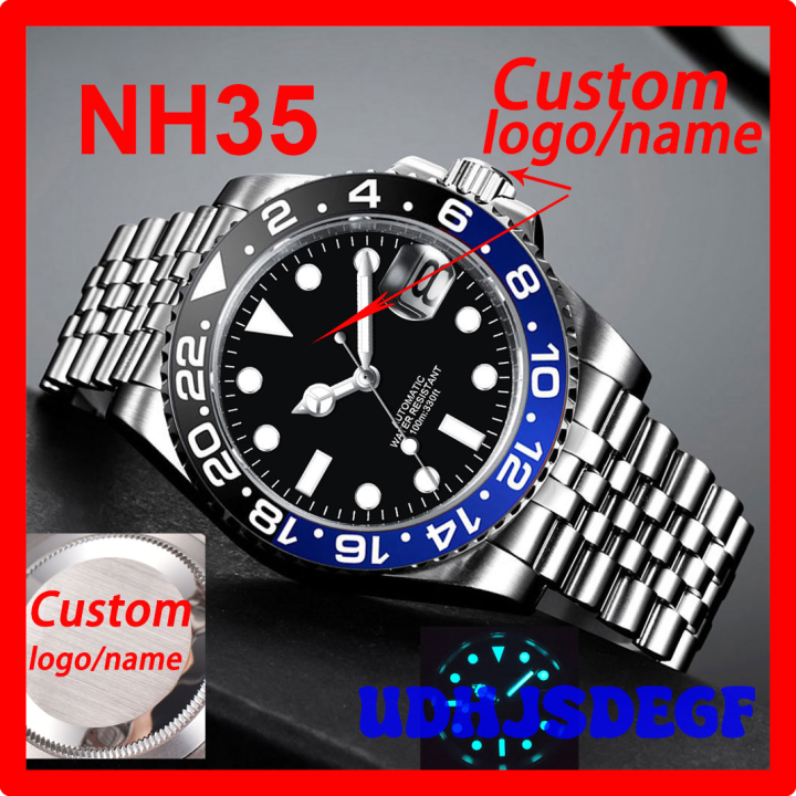 UDHJS Corgeut 40MM Jubilee Automatic Men Watch Oyster Bracelet NH35A MIYOTA 8215 Movement ...