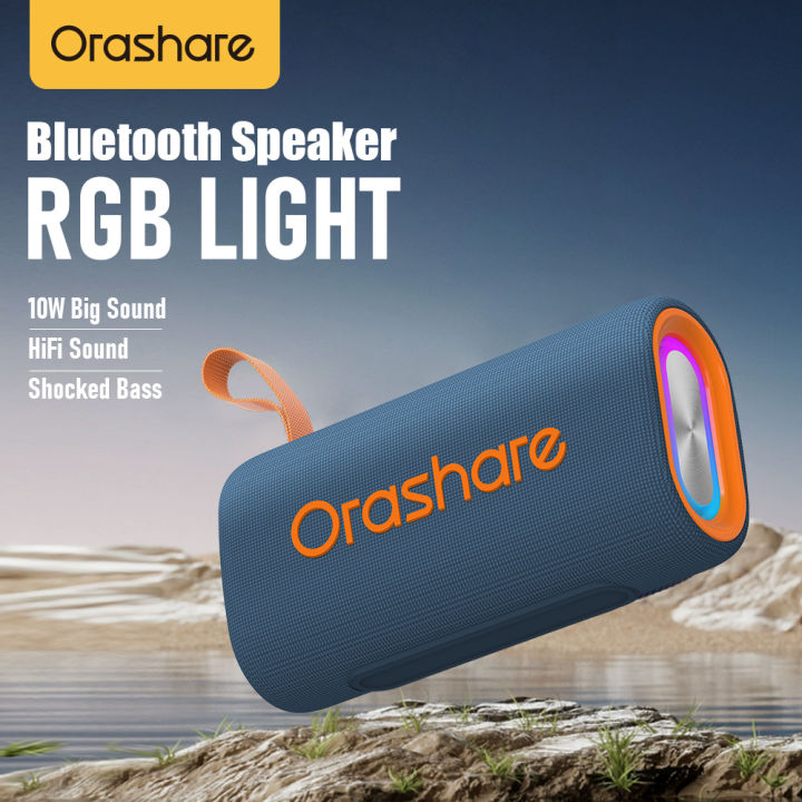 Orashare BS08 Speaker Bluetooth Dengan Lampu RGB 10W Speaker Nirkabel ...
