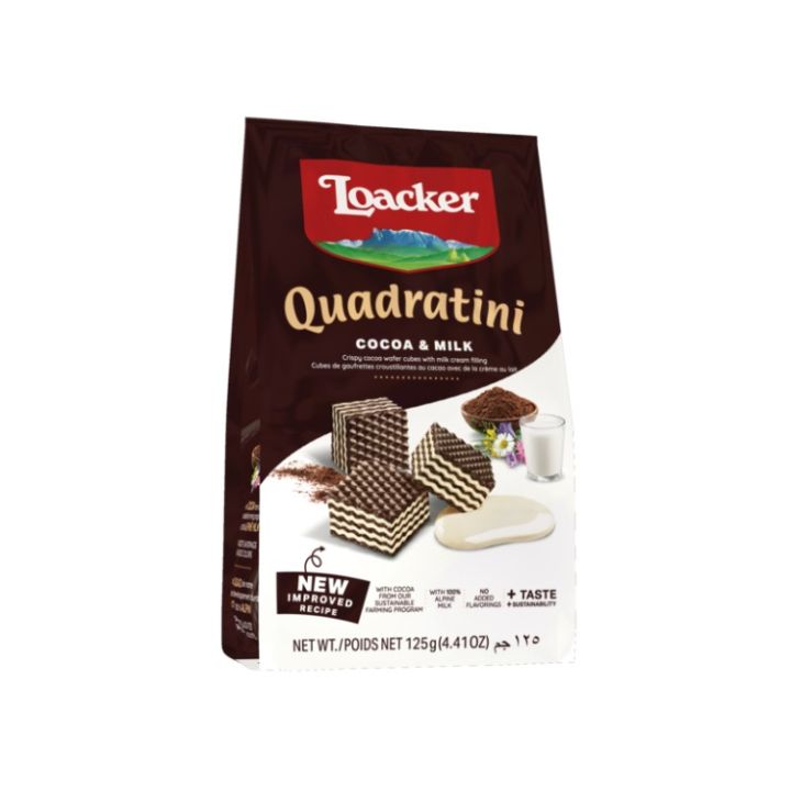 Loacker Quad Cocoa & Milk 125g | Lazada PH