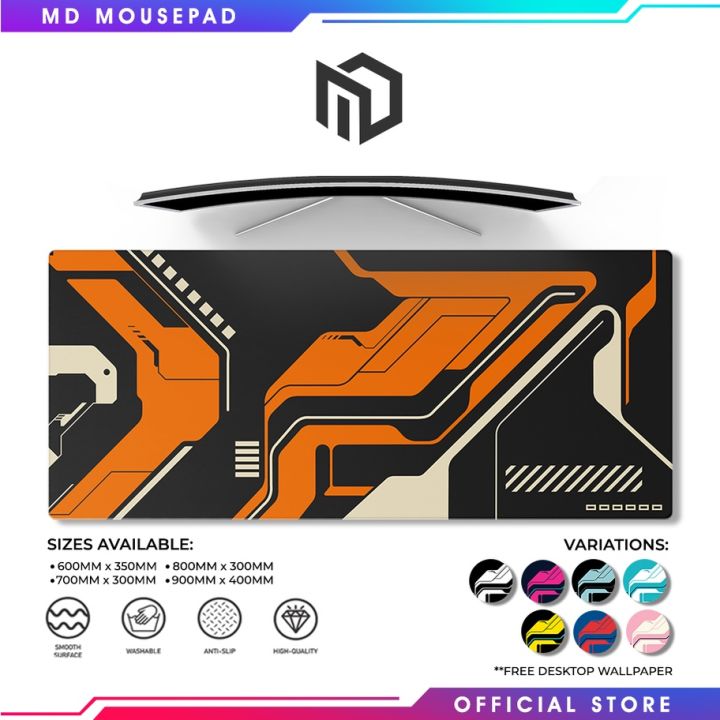 MD Custom Mousepad Delta Extended Large Gaming Mouse pad Stitched Edge Deskmat | Lazada PH