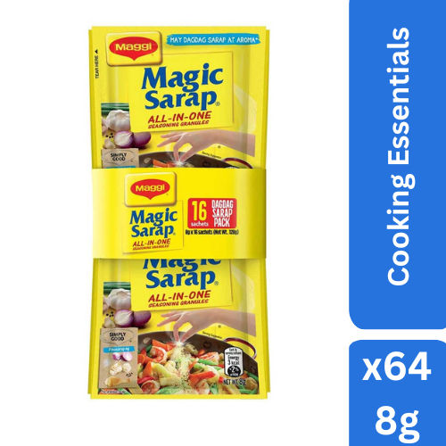 Maggi Magic Sarap All-In-One Seasoning Granules 8g Pack of 16 Bundle of ...