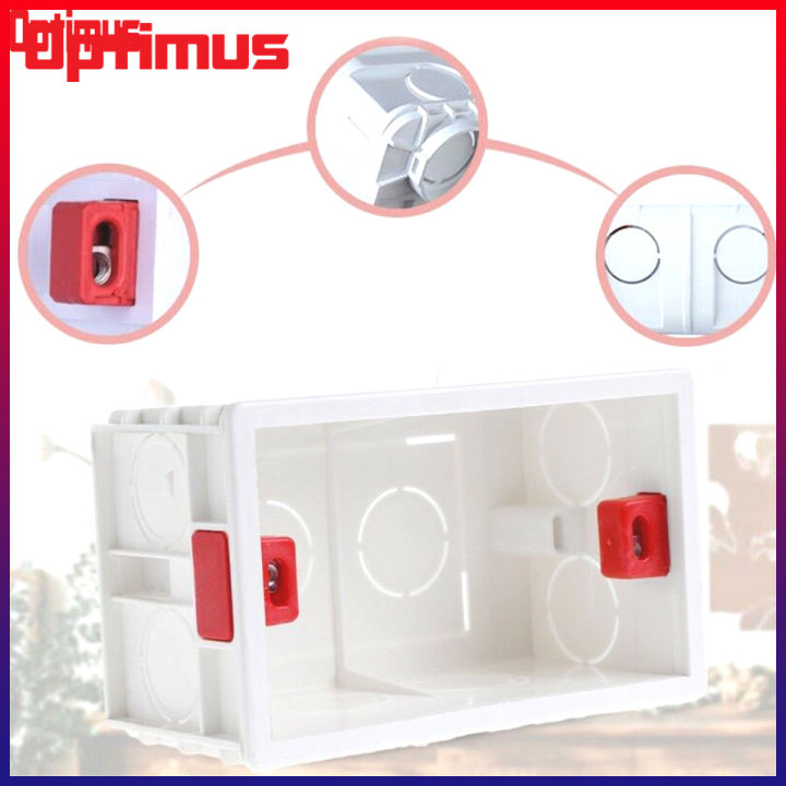 Optimus Wall Outlet Electrical Box 118x75mm | Lazada PH