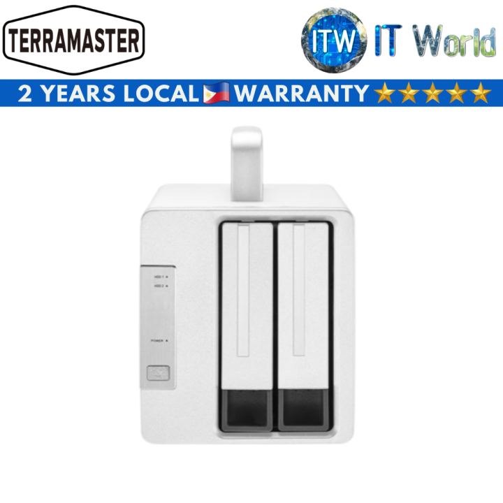 Terramaster TD2 Thunderbolt 3 (2-Bays Enclosure, RAID) Direct Attached ...