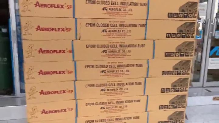 HOT** ฉนวนหุ้มท่อ AeroFlex คุณภาพสูง ทนความร้อน เกรด A ความหนา 3/8″ ส่งด่วน สาย ยาง และ ท่อ น้ำ ...