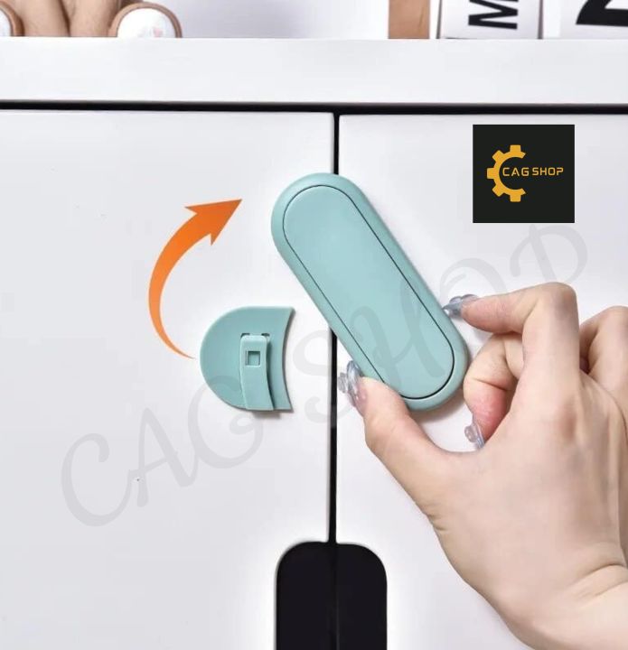 CAG SHOP Baby Proof Cabinet Locks Child Safety Adhesive Drawer Lock for ...