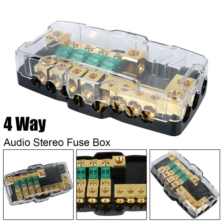 【YF】 LED Car Audio Stereo Fuse Holder For RV Camper Distribution Fuses ...