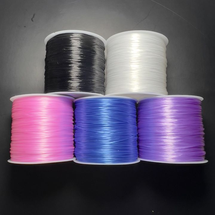 Nylon Elastic Clear Beading Thread Stretch Polyester String Cord for ...