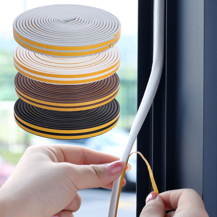 12 Meters Self-adhesive Door and Window Sound Proof Sealing Strip Glass ...