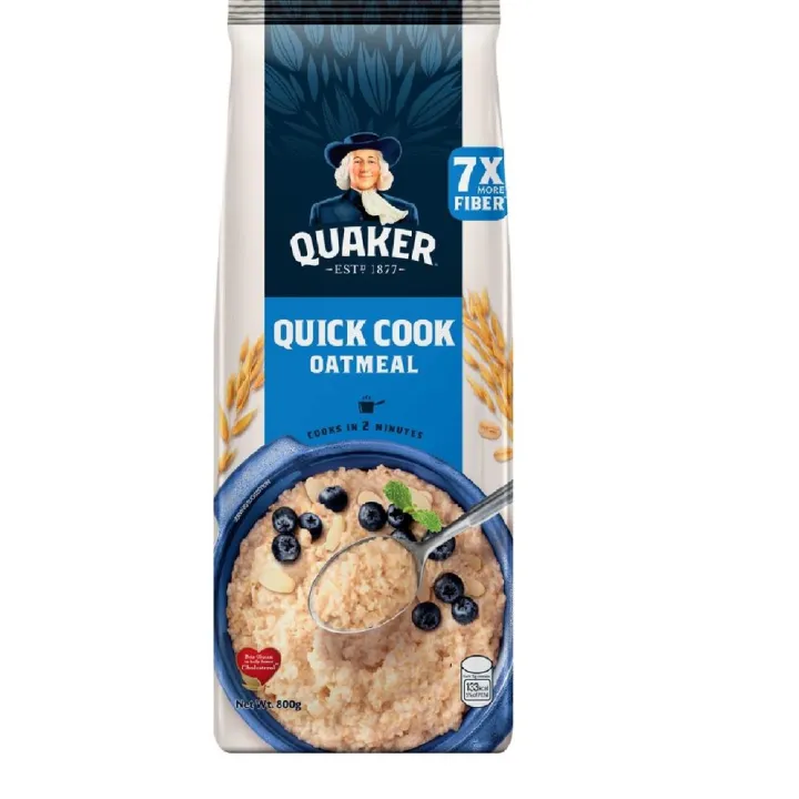 QUAKER OATMEAL ORIGINAL/QUICKCOOK 800G & 400G | Lazada PH