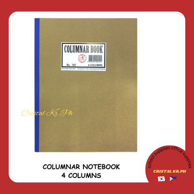 Columnar notebook 4columns veco 1PC | Lazada PH
