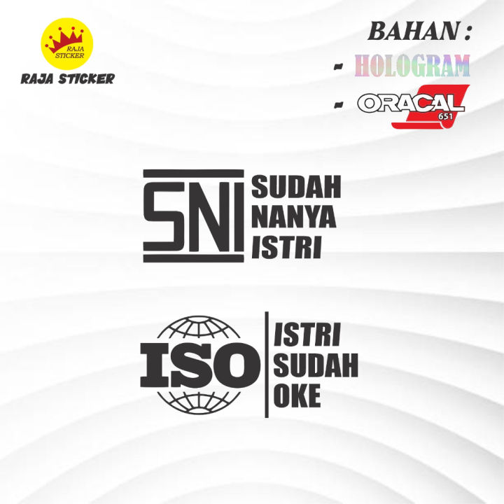 STIKER SNI STIKER ISO | Lazada Indonesia