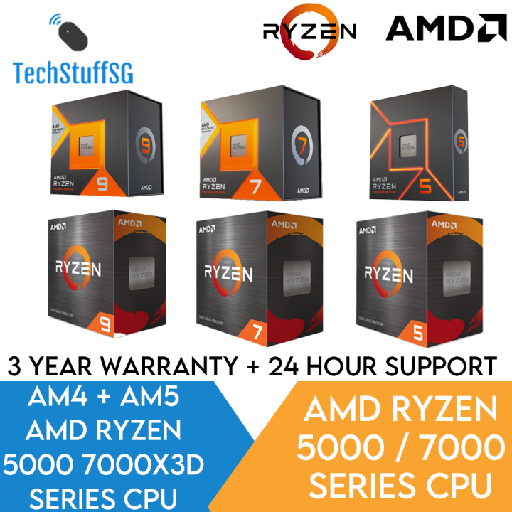 [Wholesale] AMD RYZEN 5000/7000 Series 7800X3D/ 5600X / 5800X / 5900X ...