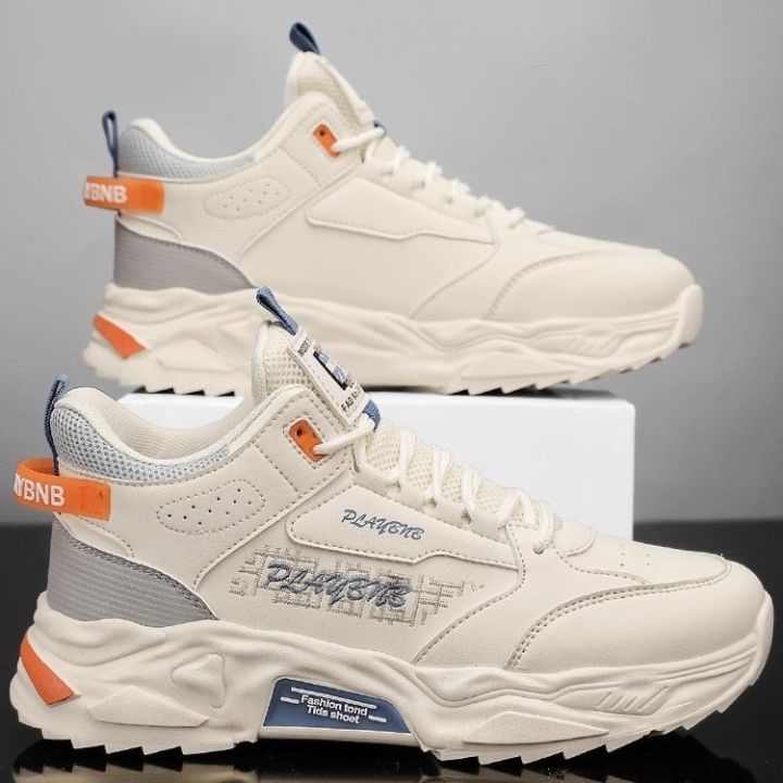 QWE สินค้าใหม่ เท่น์สุดๆ รองเท้าผ้าใบหุ้มข้อ เสริมส้น 3สี MVS053-234 ...