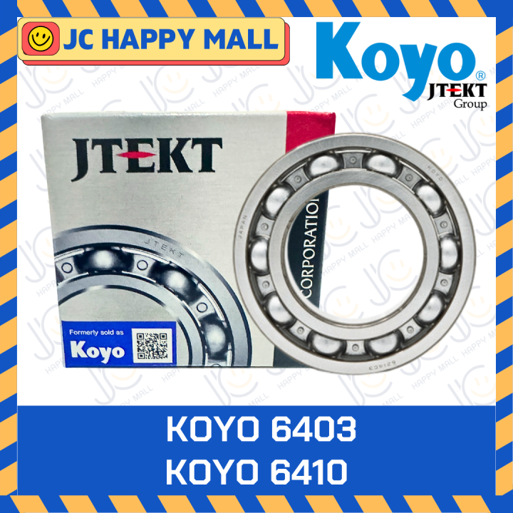 KOYO 6403 6404 6405 6406 6407 6408 6409 6410 ตลับลูกปืน ฝาเปิด 2 ข้าง เม็ดกลม ของแท้ จากประเทศ ...