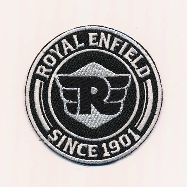 Royal Enfield Since 1901 logo sew-on decorative embroidered fabric ...