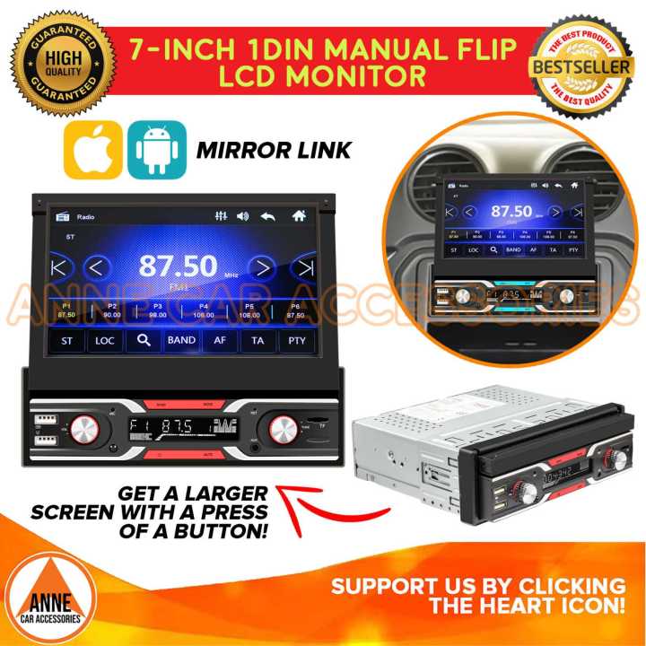 Quality Capacitive 7" screen Car FM Radio Video Reversing Display ...