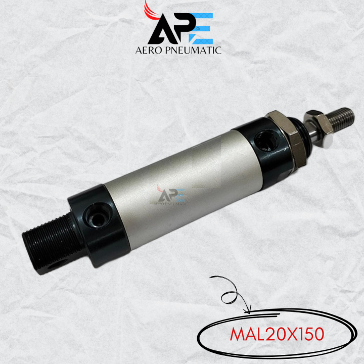 AIR MINI CYLINDER PNEUMATIC MAL20X150 / MAL 20X150-S | Lazada Indonesia