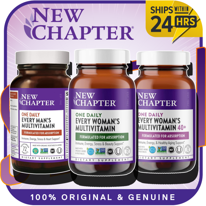 New Chapter One Daily Every Woman's Multivitamin / Every Man's ...