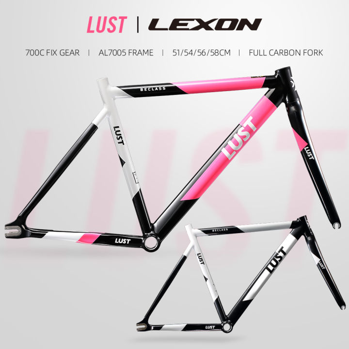 Lexon Lust Full Carbon Road Bike Frame AL7005 Ultra Light Set/Single ...