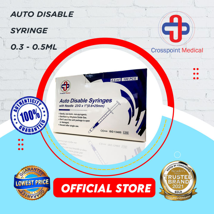 Crosspoint Auto Disable Syringe | Lazada PH