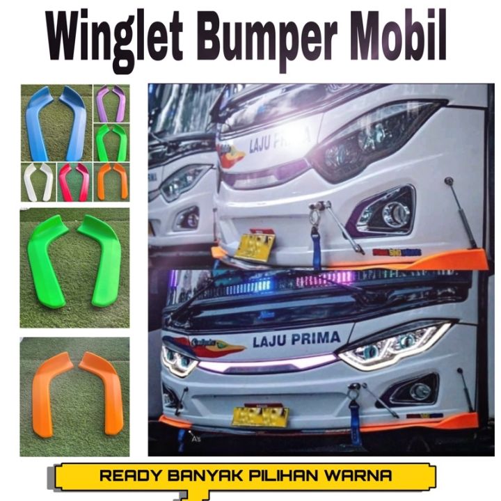 Winglet Bumper Depan Mobil / Bus / Truk Universal | Lazada Indonesia
