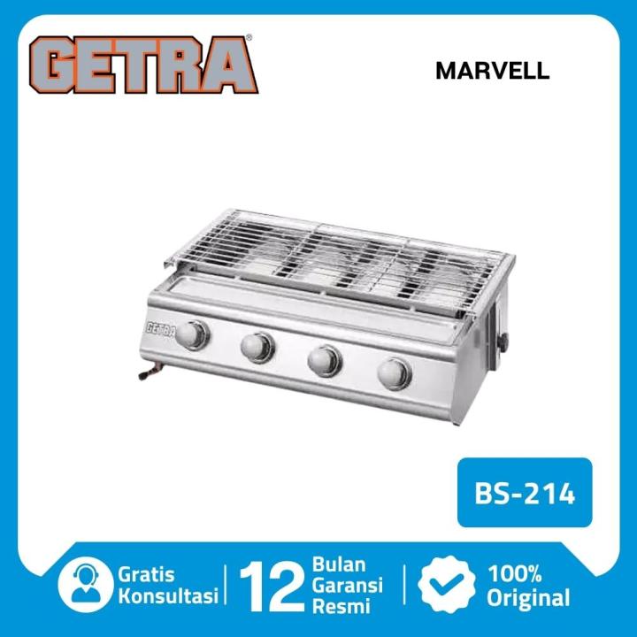 GETRA BS 214 PEMANGGANG GRILLER BBQ 4 BURNER GARANSI RESMI | Lazada ...
