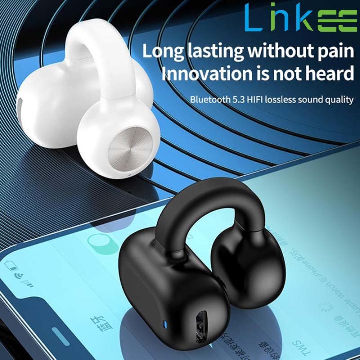 Single Z28 Mini Wireless Ear Clip Single Ear Bluetooth Headset 5.3 ...