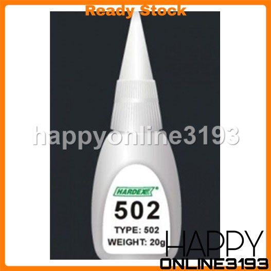 Super Glue 快干胶 Gam 502 Hardex Industry Grade 20G | Lazada