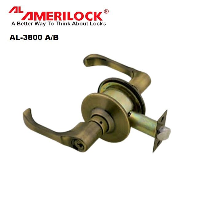 Door Knob Lever Type Lockset ( AL3800 ) for Bedroom with 3 keys ...