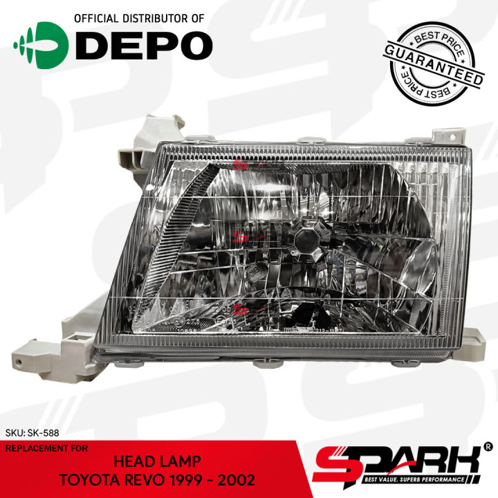 Head Light Headlight Head Lamp Toyota Revo 1999 - 2002 Genuine DEPO ...