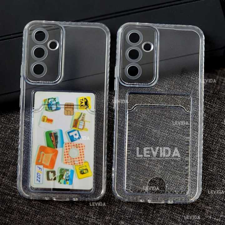 Samsung A24 Card Case Clear / Slot Kartu Bening Case Samsung A24 ...