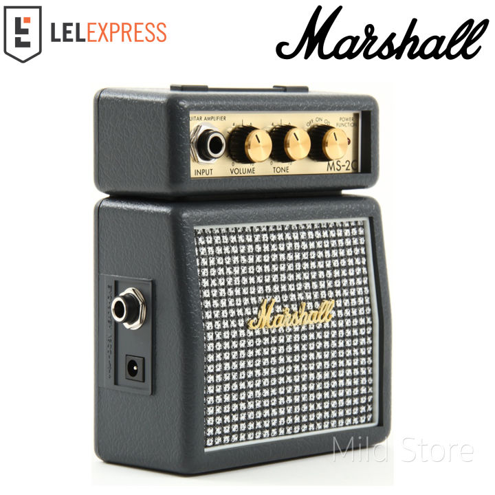 Marshall แอมป์จิ๋ว MS-2C (สีเทา) | Lazada.co.th
