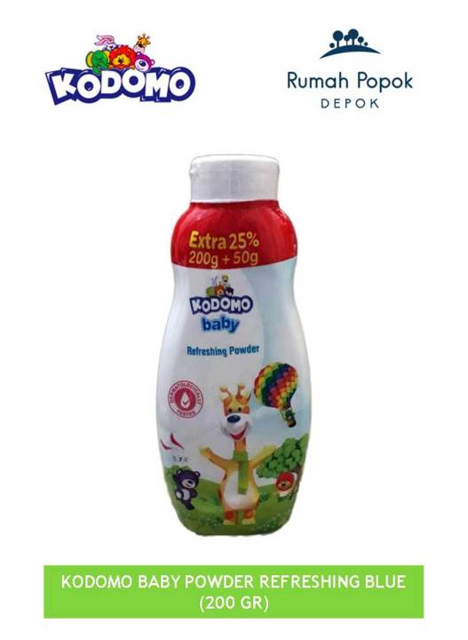 BEDAK TABUR KODOMO BABY POWDER REFRESHING BLUE (200 GR) | Lazada Indonesia