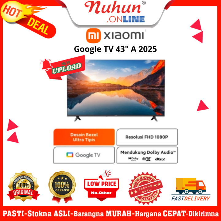 Xiaomi Google TV A 43 2025 FHD | Google TV | Dolby Audio™, DTS:X, dan ...